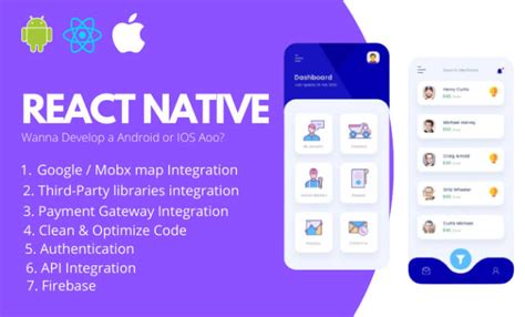 Build Android And Ios Apps Using React Native By I Am Hanan Fiverr