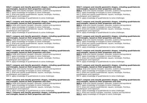 White Rose Year 4 Summer Block 5 Geometry Properties Of Shape
