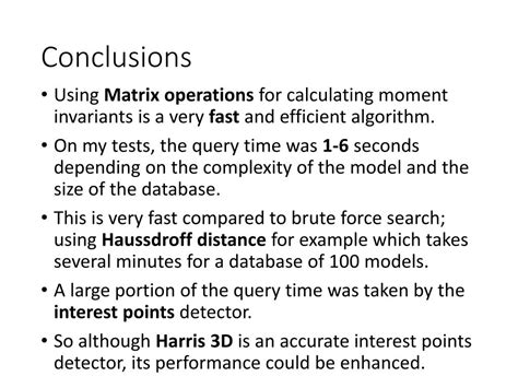 Ppt Using Local Moment Invariants For Partial 3d Shape Matching And