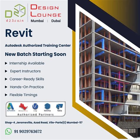 D23 Revitarchitecture Revit Architecture Autocad Bim Design Autodesk Sketchup Lumion