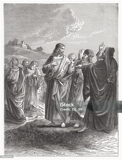 Lord Of The Sabbath Woodcut Published Ca1890 Stock Illustration