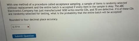 solved with one method of a procedure called acceptance