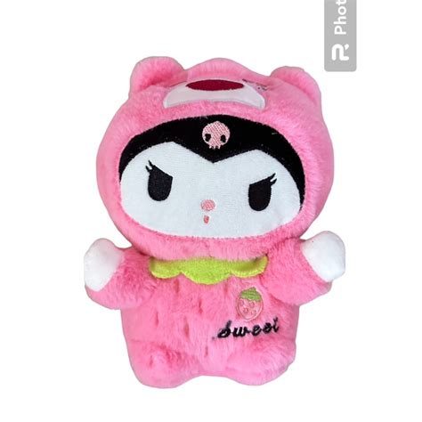 พร้อมส่ง ตุ๊กตาคุโรมิใส่ชุดหมล็อตโซ่ ตุ๊กตาน่ารัก ขนนุ่มน่ากอด ขนาด 10 นิ้ว Shopee Thailand