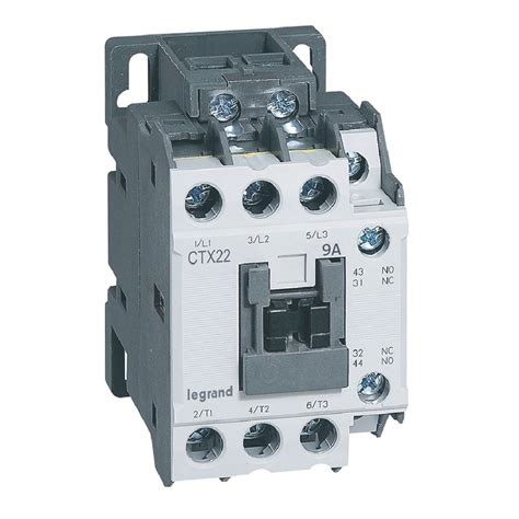 legrand ctx³ 3p kontaktör 9a 1na 1nk 24v dc bobinli leg 416081