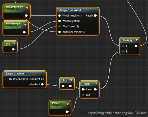 【ue4 003】 材质表达式 植被花制作ue4植物材质 Csdn博客
