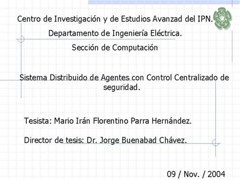 Centro De Investigacin Y De Estudios Avanzad Del