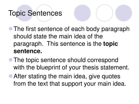 Topic Statement Can Either The Topic Sentence Or The Thesis Statement Be A Question 2019 02 02