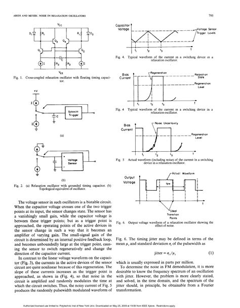 Relaxation Oscillator Circuit Example Circuit Diagram