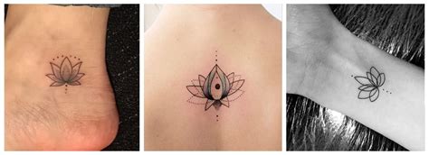 Tatuajes De Flor De Loto Originales Y Únicos Mini Tatuajes
