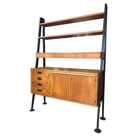 Mid Century Modern Room Divider Bookcase At 1stdibs