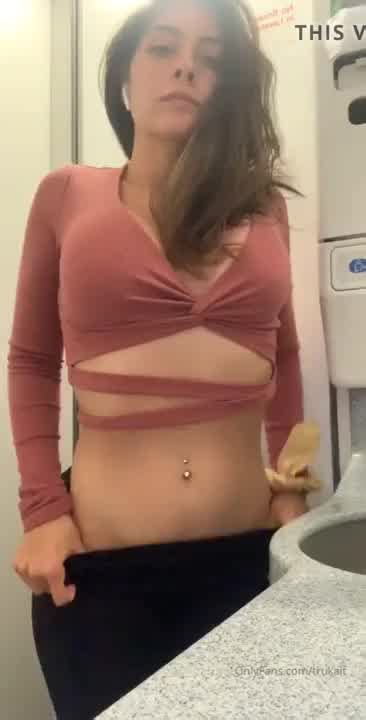 Frolicking In The Airplane Bathroom