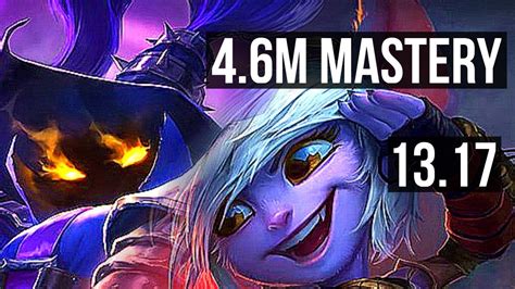 VEIGAR Vs TRISTANA MID 4 6M Mastery 1200 Games 6 Solo Kills 11