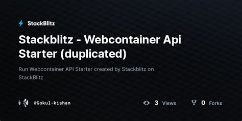 Stackblitz Webcontainer Api Starter Duplicated Stackblitz