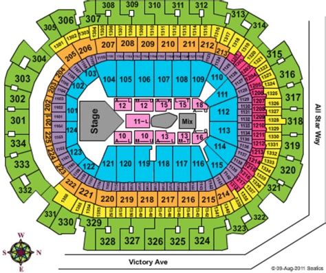 American Airlines Center Seating Chart Seat Numbers Elcho Table