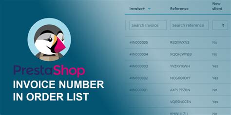 Prestashop Invoice Number In Order List Module By Johrna Codester