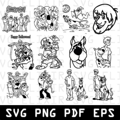 Scooby Doo Svg Scooby Doo Vector Scooby Doo Svg Bundle Etsy Norway