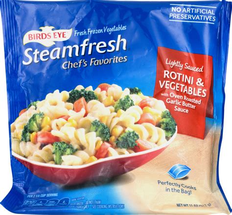 Birds Eye Steamfresh Chefs Favorites Rotini And Vegetables Lightly