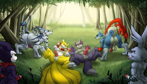 Rule 34 Anthro Anus Ass Balls Bandai Namco Canid Canine Canis Demon