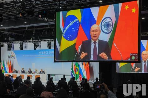 Photo Leaders Speak During 2023 Brics Summit In Johannesburg South