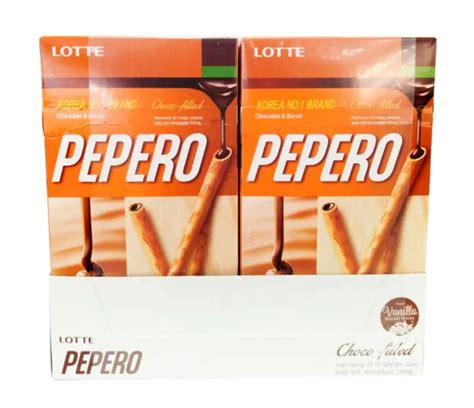 Lotte Pepero Choco Filled Biscuit 10 X 40g Lazada Ph