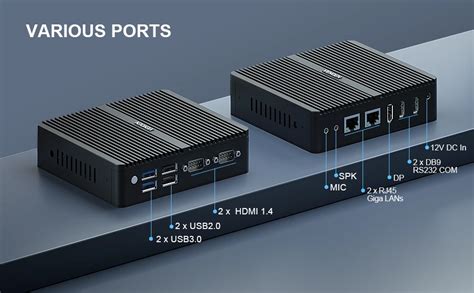 Mini Pc N100 N95 12th Gen Win11 Dual Hd Dp Dual Lan Rs232 Com Usb Wifi Bt Small Case Computer