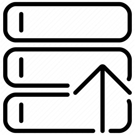 Upload Database Db Uploads Dbase Data Storage Icon Download On Iconfinder
