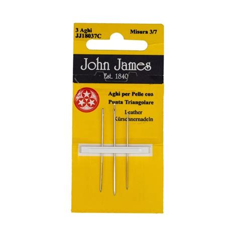 Leather Needles With Triangular Point Mis 3 7