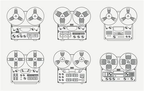Analog Tape Recorder Over 3458 Royalty Free Licensable Stock Vectors