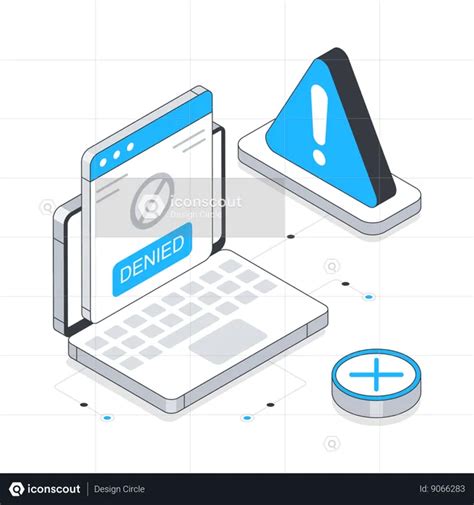 Access Denied Illustration Free Download Science And Technology Illustrations Iconscout