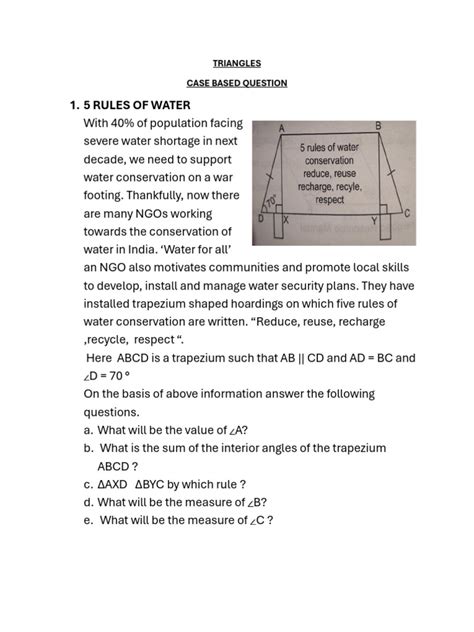 Case Based Triangles Class Ix Pdf