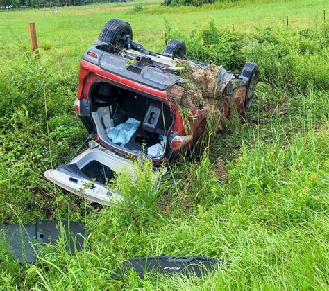 No Serious Injuries In Highway 95a Rollover Crash
