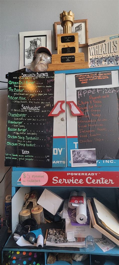 Menu At 1899 Mining Claim And Saloon Pub And Bar Victor