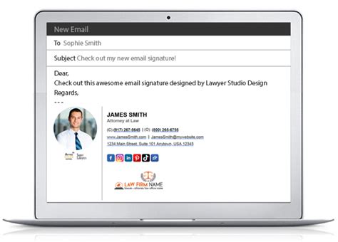 Lawyer HTML Email Signatures Law Firm HTML Email Signatures