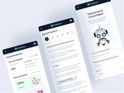 RiseSync Ai Content Generator Dashboard Design Behance