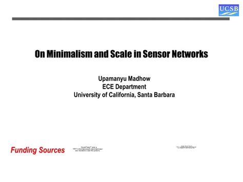 Ppt On Minimalism And Scale In Sensor Networks Powerpoint
