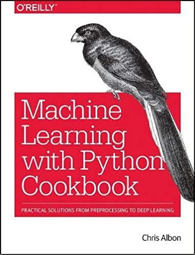 جلد سخت رنگی کتاب Machine Learning with Python Cookbook Practical