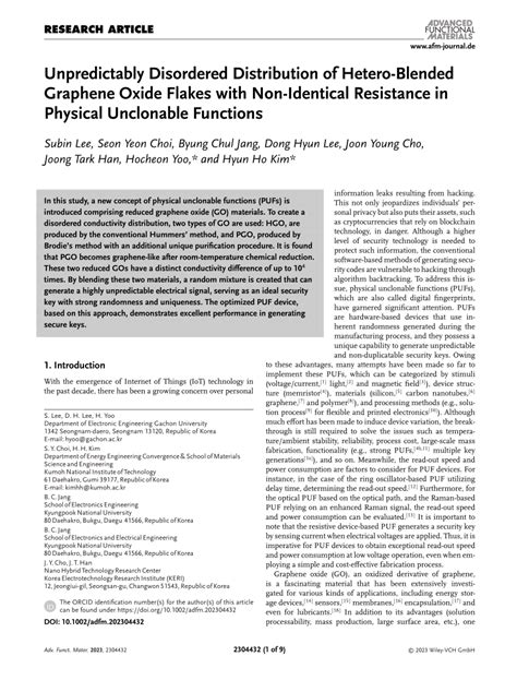 Unpredictably Disordered Distribution Of HeteroBlended Graphene Oxide