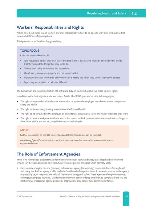 NEBOSH Unit IG PDF Medical Health