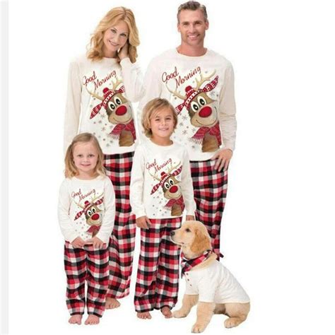 Pijamas De Navidad Para Toda La Familia Ropa A Juego Para Madre Padre