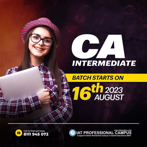 Ca Intermediate Batch 2023 Iat Professional Campus