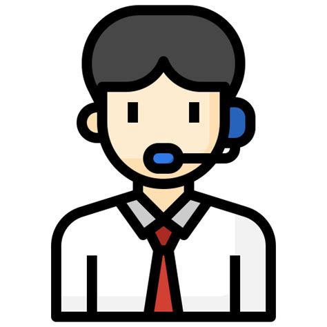 Call Center Agent Surang Lineal Color Icon