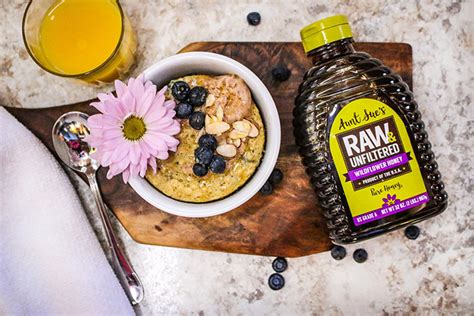 Honey Oatmeal Mug Cake Aunt Sues