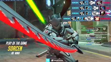 Necros Nano Genji God Potg Overwatch Season 36 Top 500 Youtube
