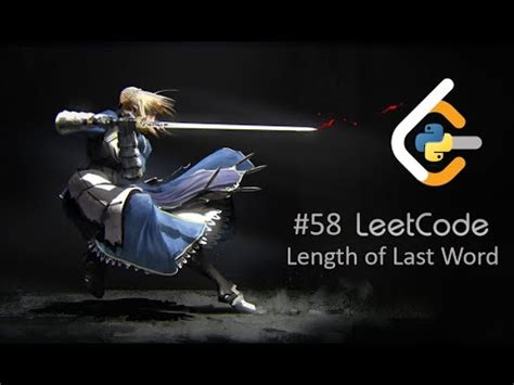 58 Length Of Last Word Python Leetcode YouTube