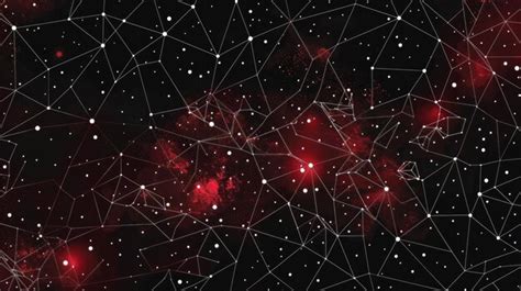 Premium Photo Black Red Lowpolygonal Background In The Form Of
