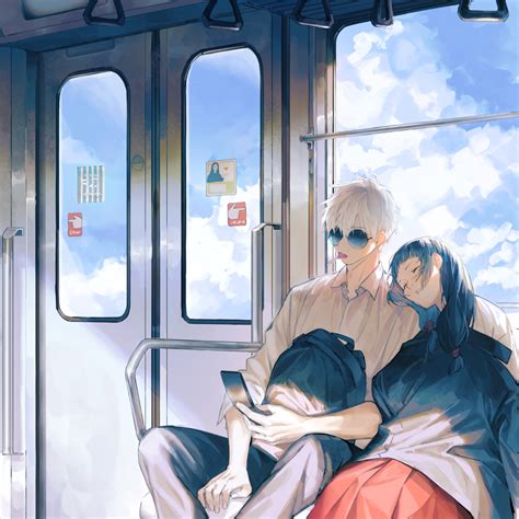 Gojou Satoru And Iori Utahime Jujutsu Kaisen Drawn By Suvin
