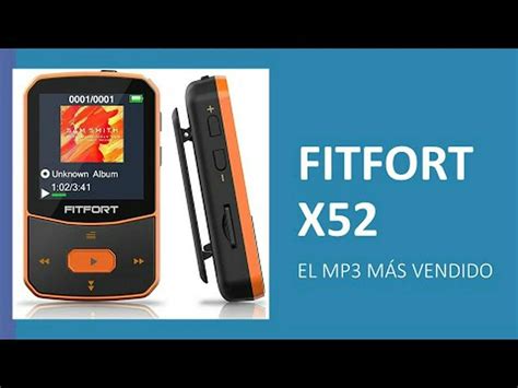 Fitfort X52 🎧 El Reproductor Más Vendido De Mp3 Y Mp4 En Amazon 2021