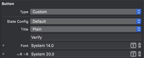 Ios Trait Variation Not Found For Uibutton Attributed Font Stack