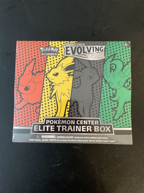 Pokemon TCG Evolving Skies Pokemon Center Elite Trainer Box Factory