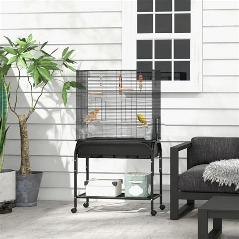 Pawhut 51 Bird Cage For Budgies Canaries Finches Lovebirds Parakeets